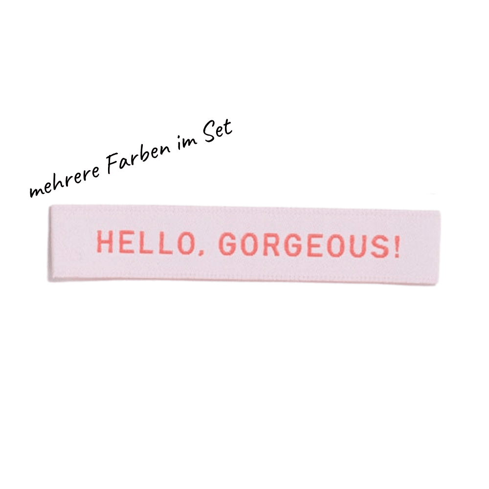 HELLO, GORGEOUS Label-Set by KATM – Schnittenliebe